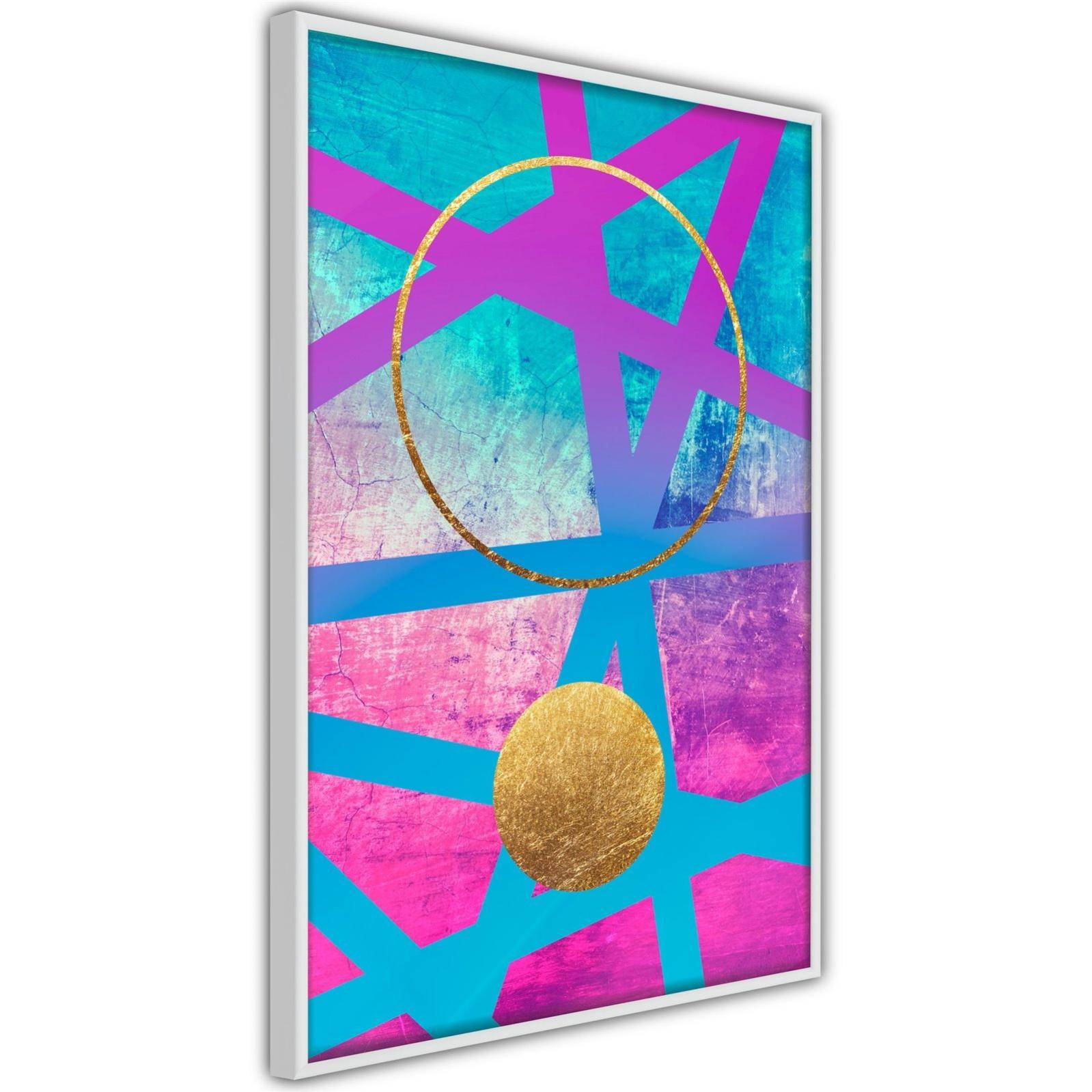 Tableau cadre Points d'intersection - 20 x 30 cm | Leroy Merlin