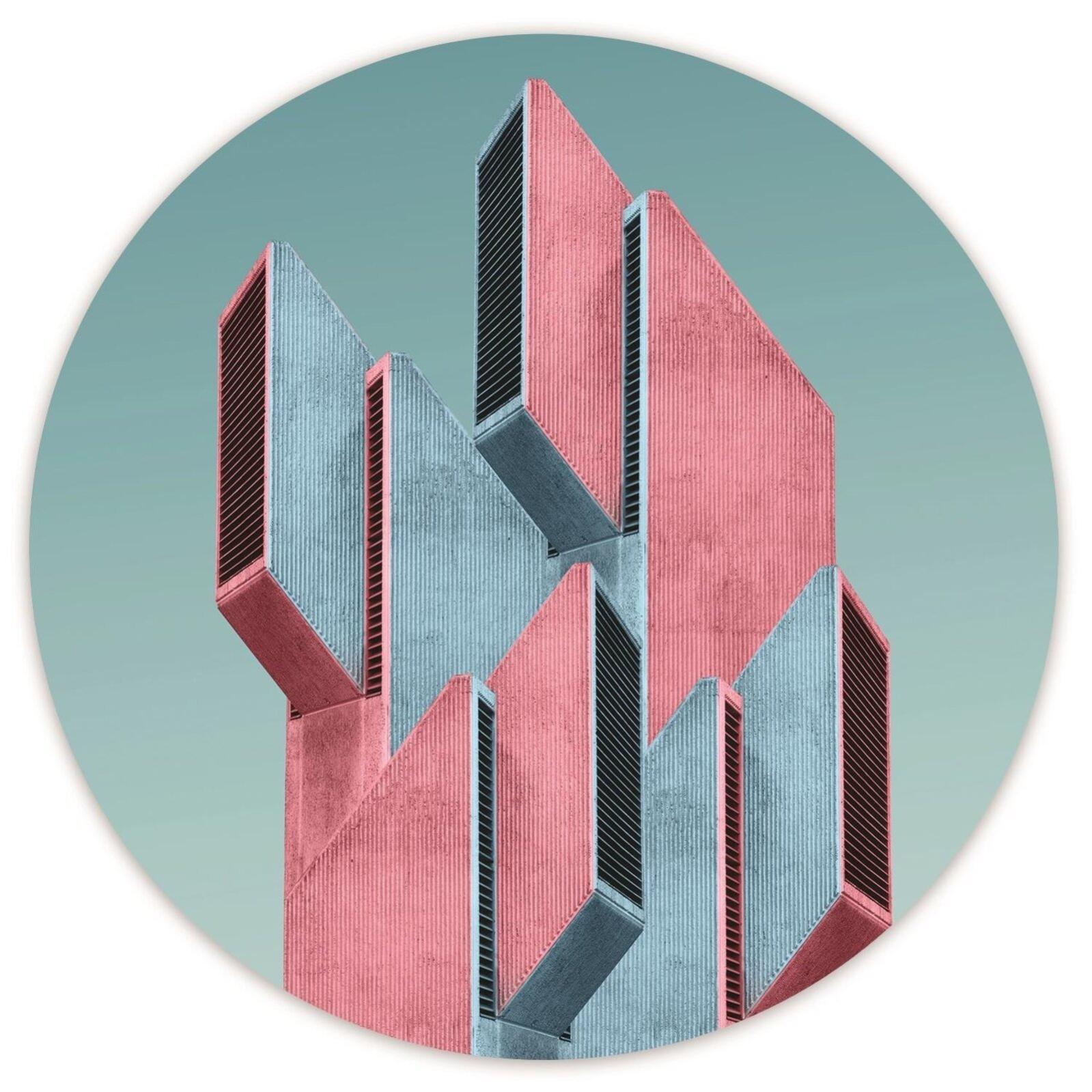 Tableau bloc moderne en bois - 60 x 60 cm | Leroy Merlin