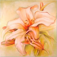 Tableau Tarin Fleur 2 90 X 90 Cm Leroy Merlin