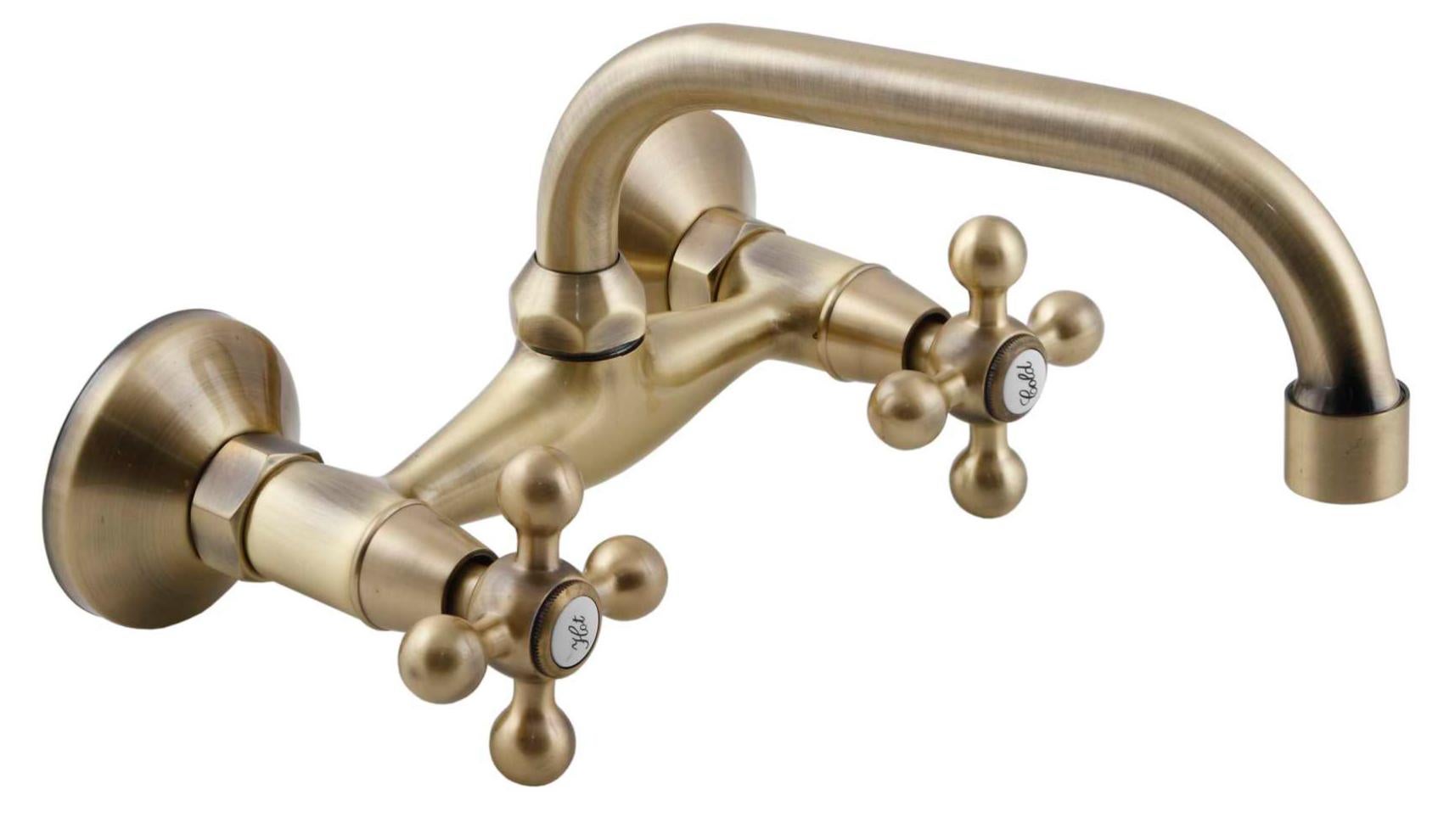 Cucina rubinetto bagno antico ottone tipo 'c' | Leroy Merlin
