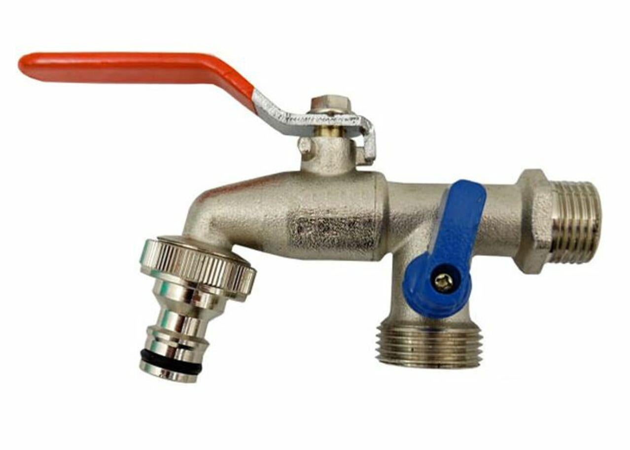 Rubinetto esterno all'aperto BSP 3/4" x 1" x 1" Compatibile con ...