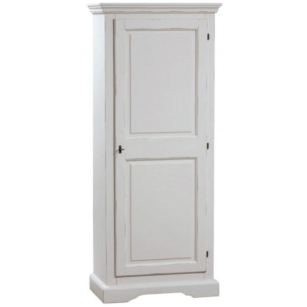 Stipo Country in legno massello di tiglio finitura bianca anticata ...