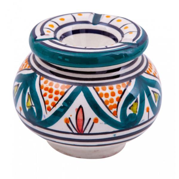 Posacenere antiodore e antivento in ceramica decorato a mano | Leroy Merlin