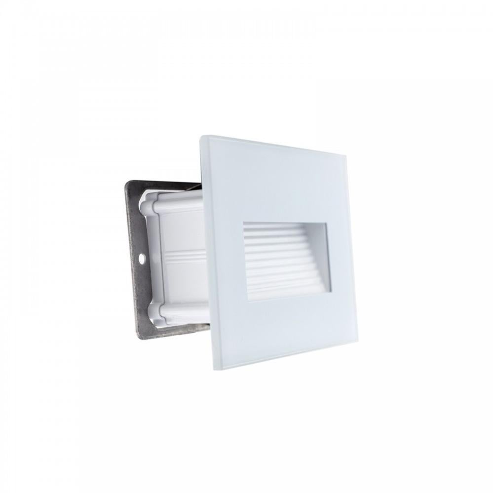 SEGNAPASSO LED 4W INCASSO PER SCATOLA 503 3000K 4000K IP65 CORNICE IN ...