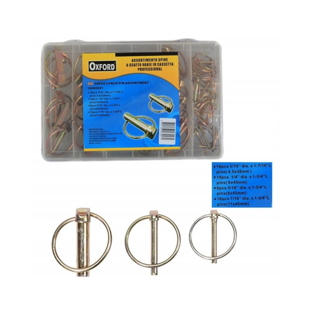 Trade Shop - KIT SET ASSORTIMENTO 50 SPINE COPPIGLIE A SCATTO FERMI ...