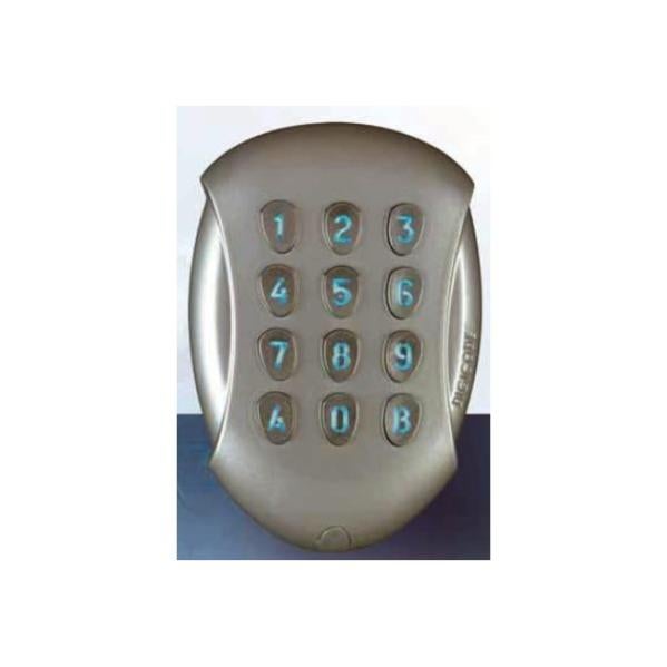 Digicode GALEO en alliage d'aluminium avec électronique déportée 1 relais CDVI | Leroy Merlin