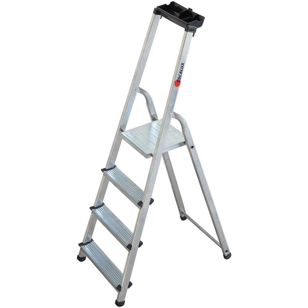 Escabeau Aluminium 4 marches Hauteur 2,78 m MARCHALU PLUS Escalux ...