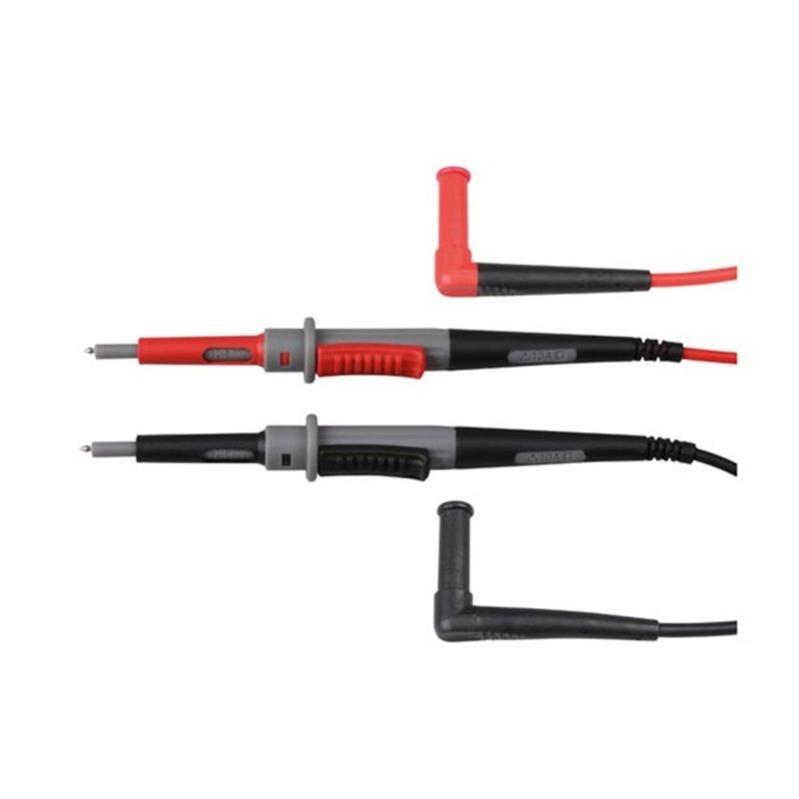 Velleman SILICONE TEST LEAD SET, CAT IV - 10 A - 2 mm/4 mm - LENGTH ...