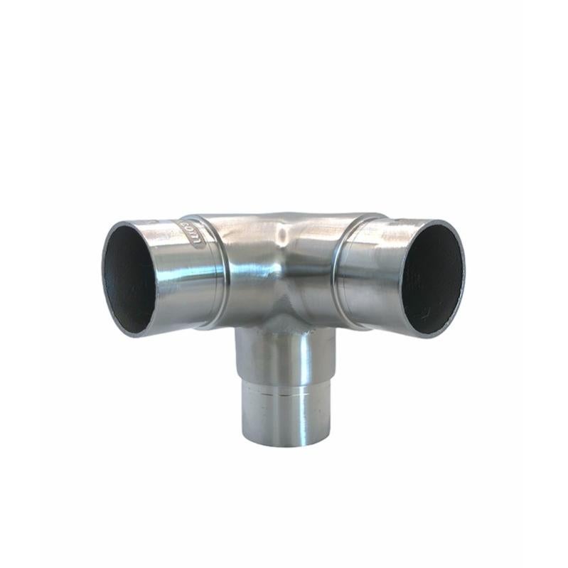 Raccord d'angle inox 3 tubes | Leroy Merlin