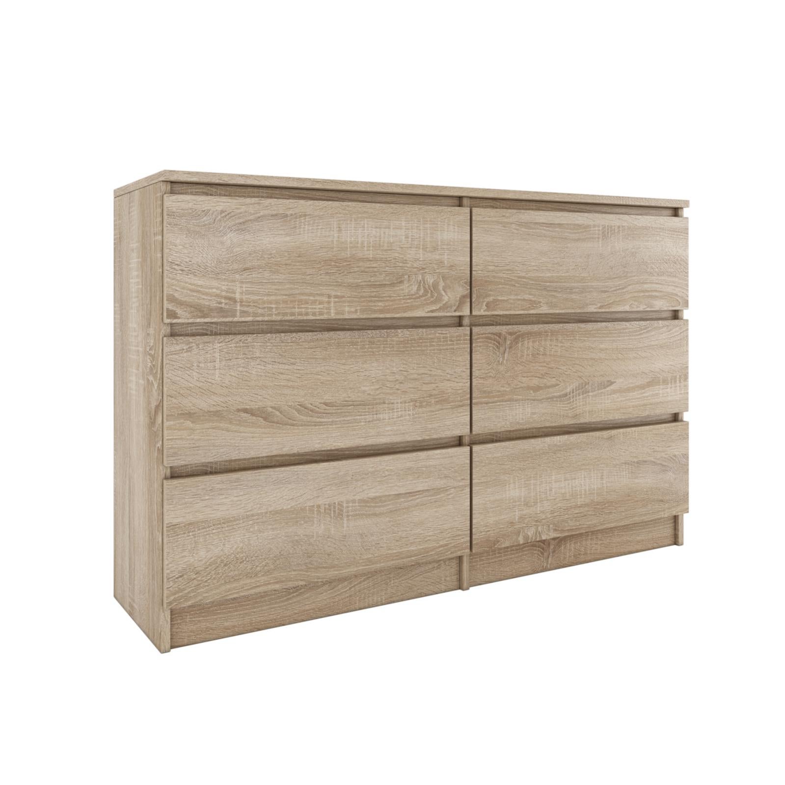 MILAN - Cómoda grande de 6 cajones - dormitorio/salon/despacho ...