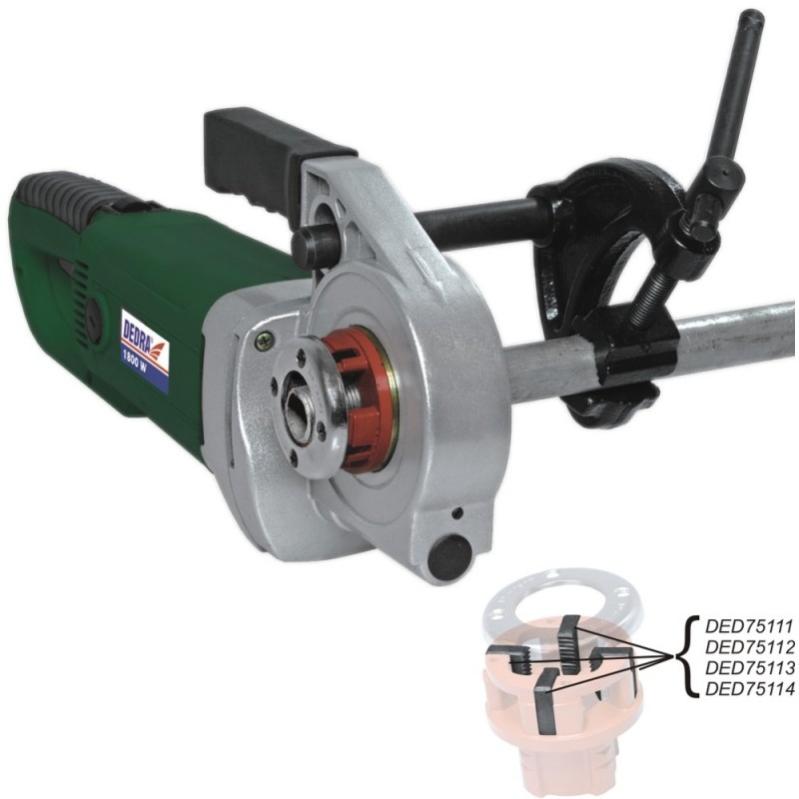 DTOOLS - Machine à fileter électrique pour tubes - Puissance 1800W ...