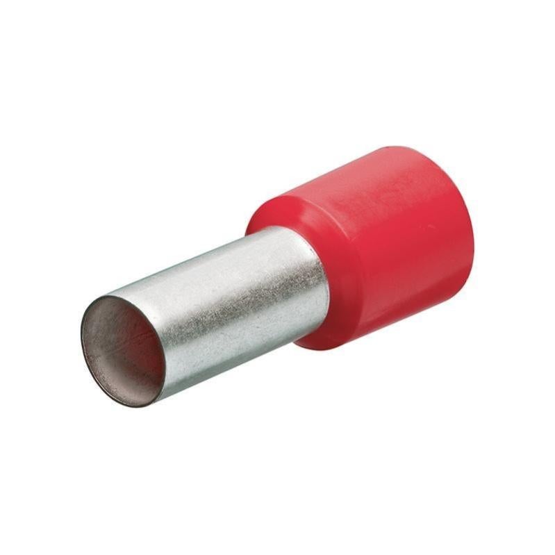 Embout de câble rouge avec col plastique - 22mm/10mm² | Leroy Merlin