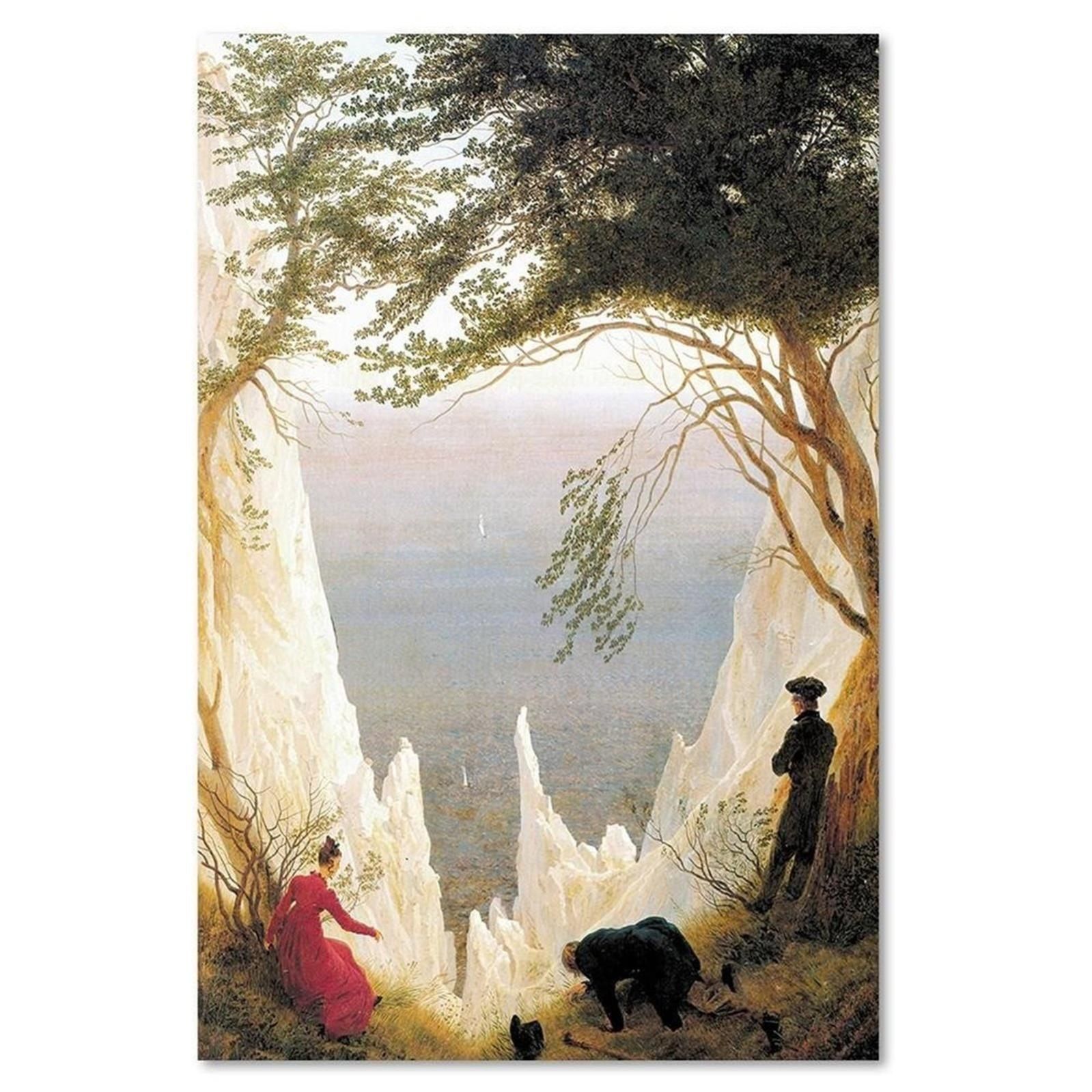 Tableau reproduction photo de friedrich - falaises de craie sur rügen ... Tableau reproduction photo de friedrich - falaises de craie sur rügen ...