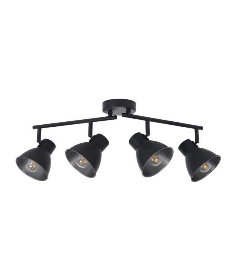 Spot Dock - Metallo - 4 L - E14 - 40 W - Nero opaco - COREP | Leroy Merlin