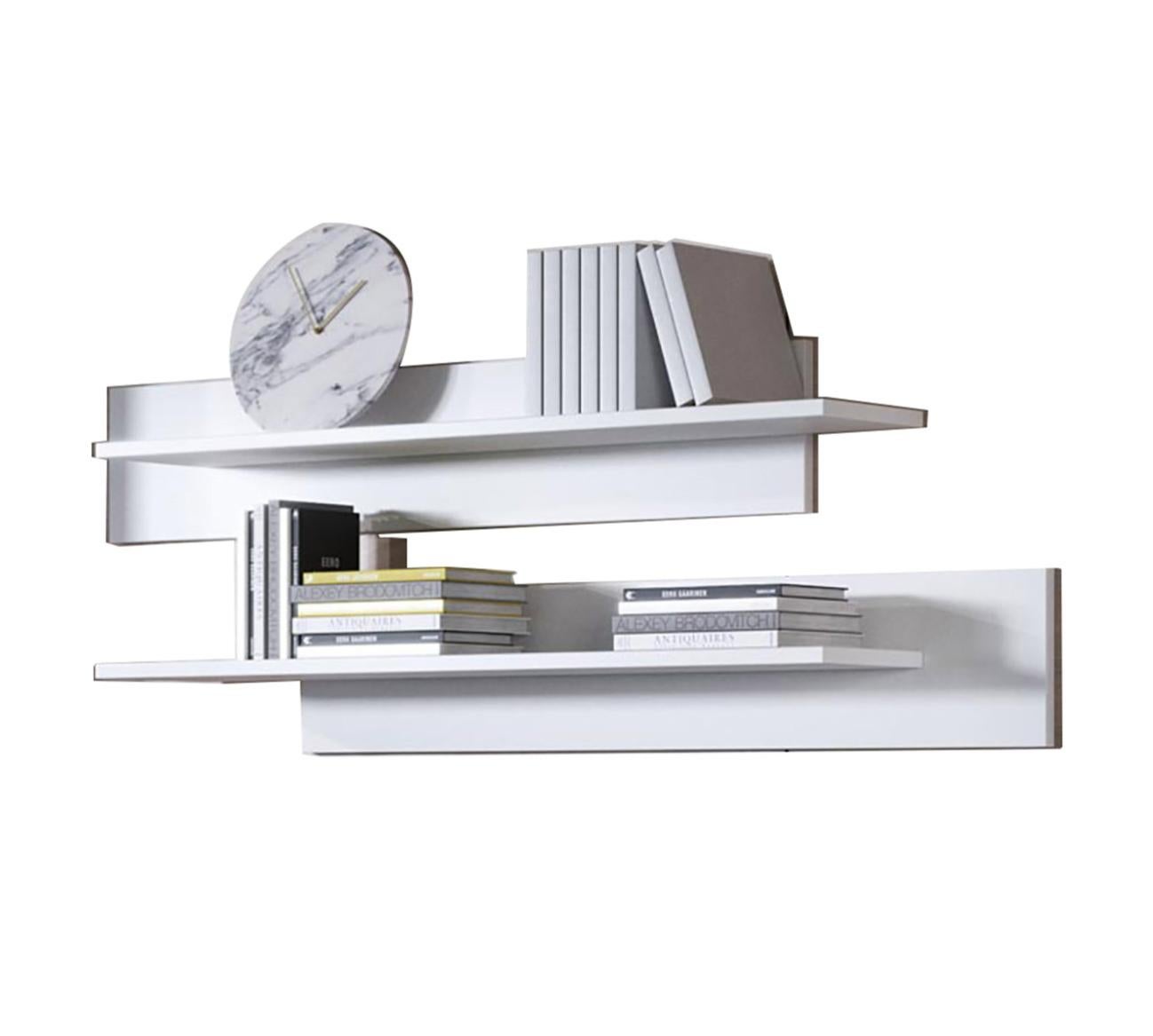 3 mensole – Bianco Finitura lucida – 100 x 20 x 20 cm – LUKE | Leroy Merlin