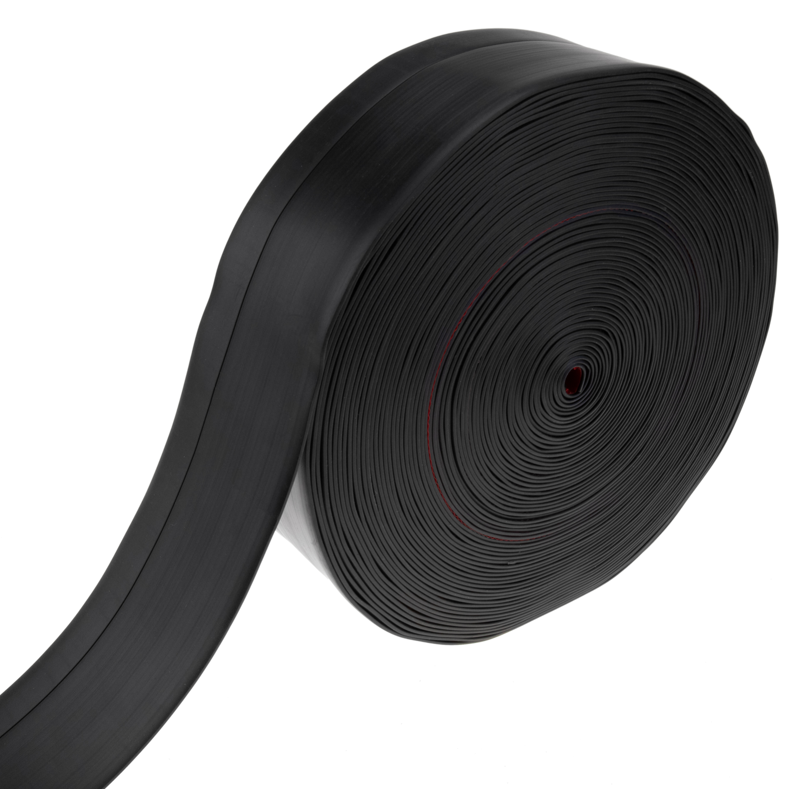 Rodapié flexible autoadhesivo 50 x 20 mm. Longitud 25 m negro | Leroy ...
