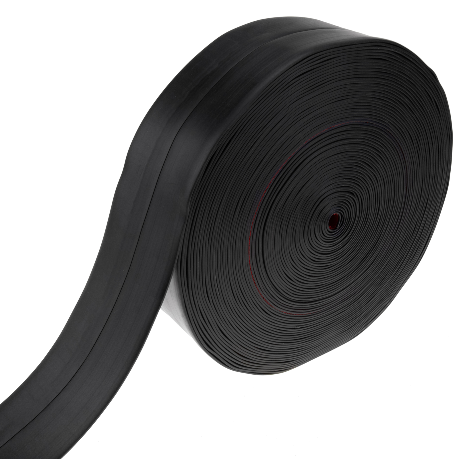 Battiscopa flessibile autoadesivo 19 x 19 mm. Lunghezza 25 m nero ...