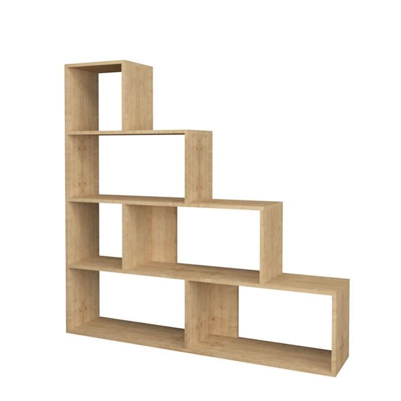Libreria scaffale a scala 6 scomparti rovere 145x29xh.145 cm | Leroy Merlin