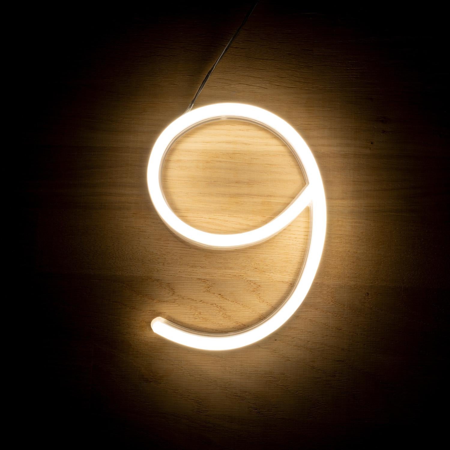 Numeri e Simboli LED Neon 9 | Leroy Merlin