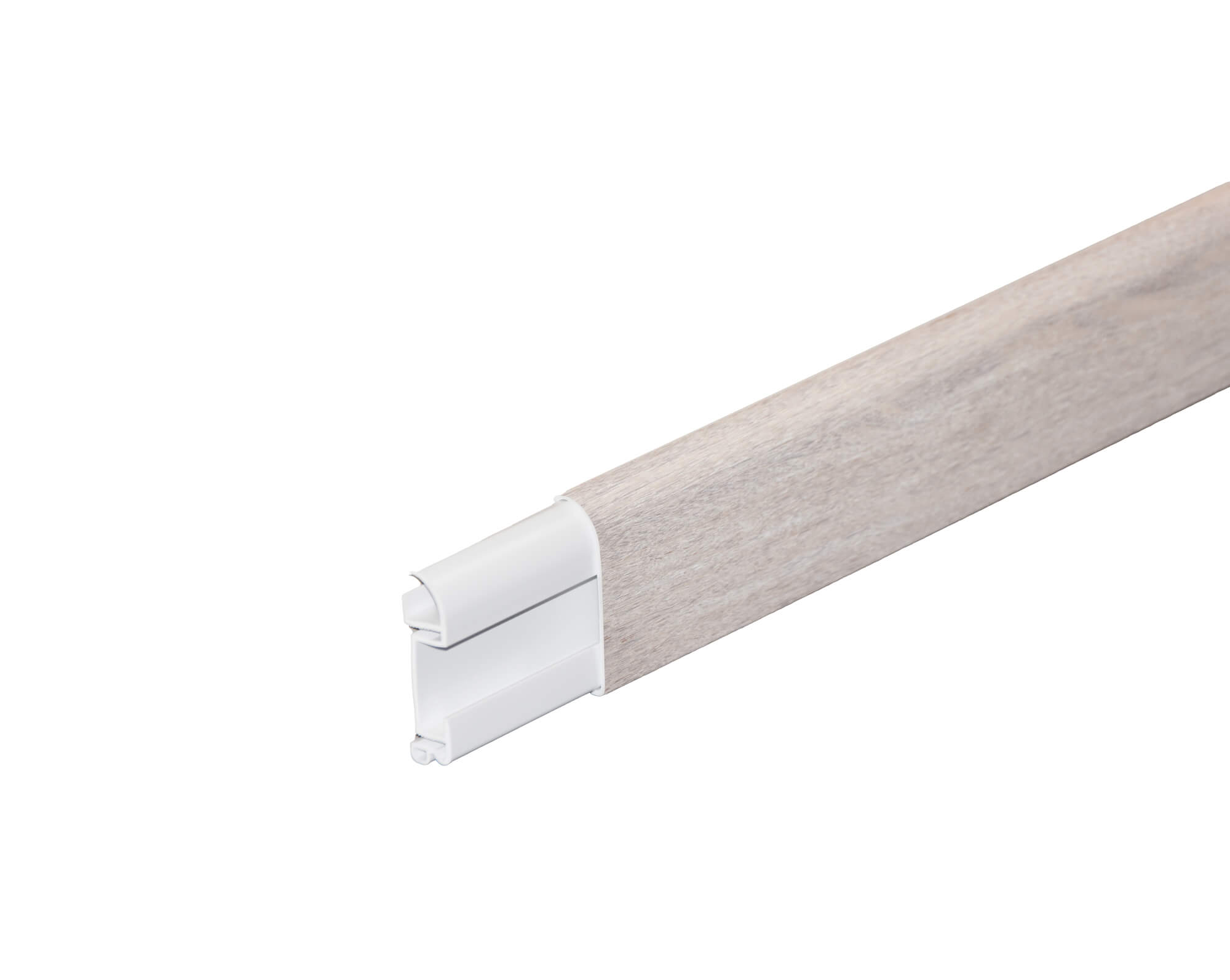 Plinthe Passe Câble Pvc 50 Mm Chêne Cendré 1 M Leroy Merlin