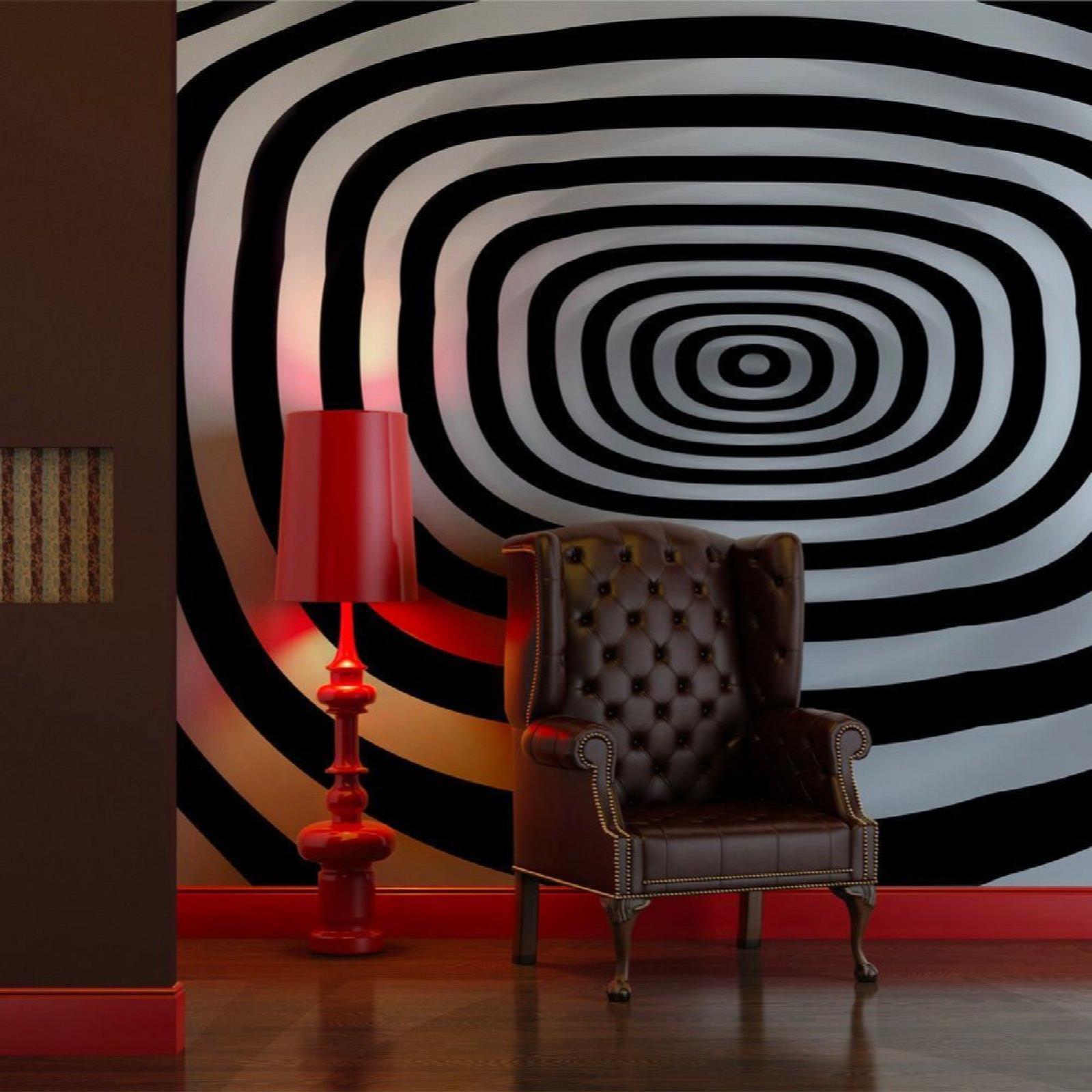 Papier peint art optique, art et trompe-l'oeil - 200 x 154 cm | Leroy ...