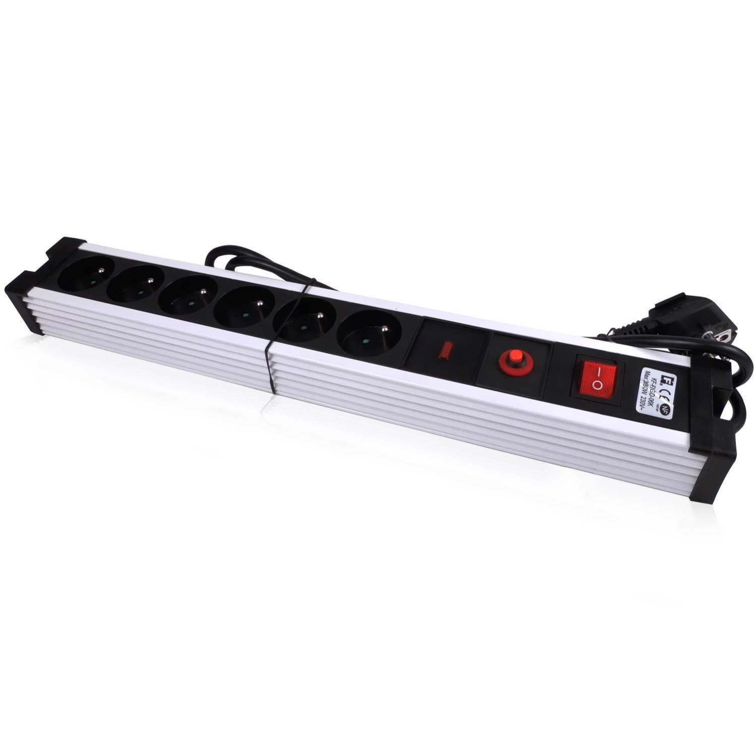 Bloc 6 Prises Parasurtenseur Parafoudre | Leroy Merlin