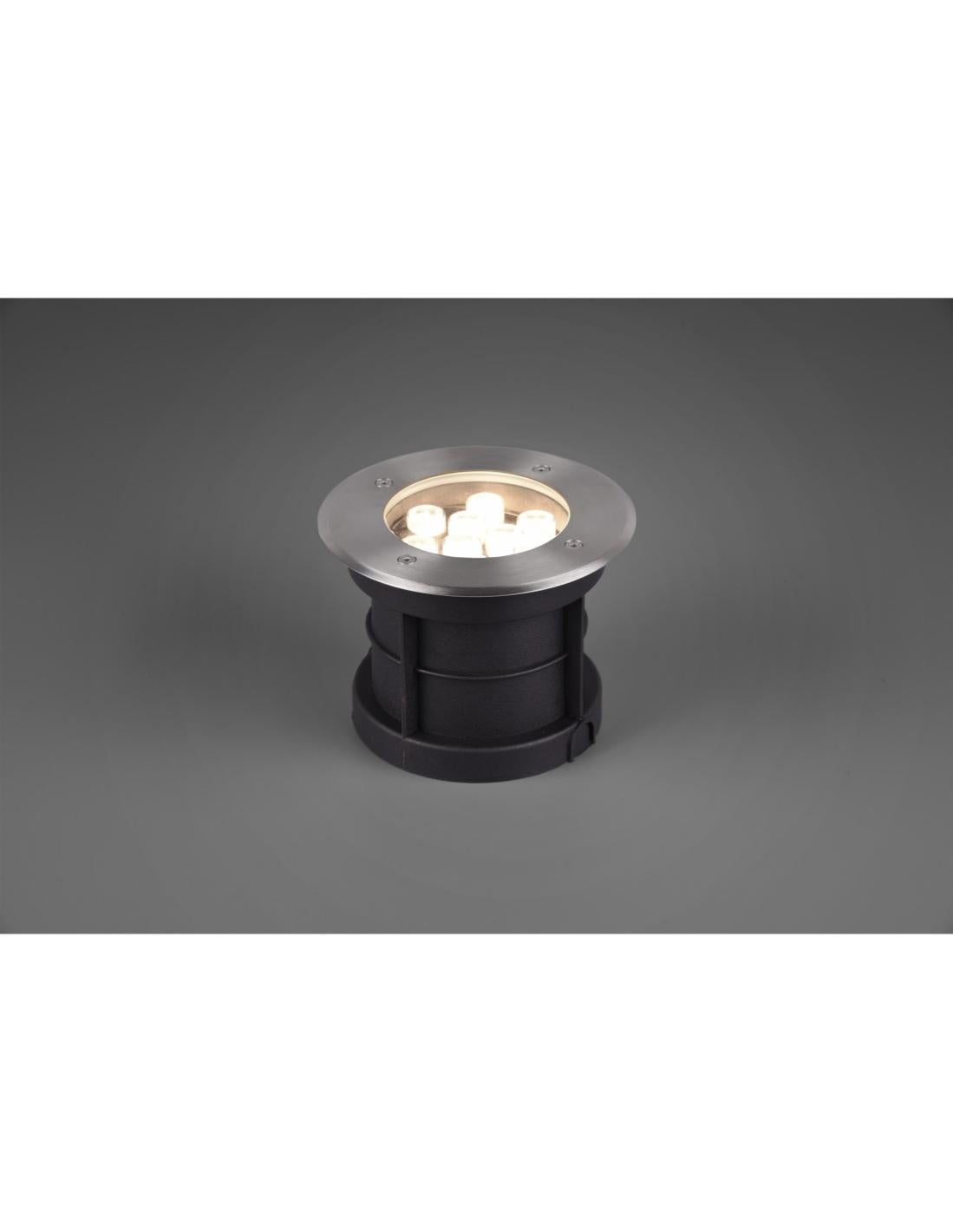 Spot Led Walk-over IP65 Nickel Belaja Ø16 cm Trio Lighting | Leroy Merlin