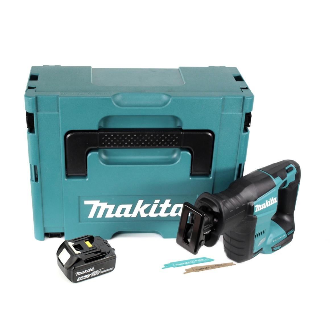 Makita DJR 188 RTJ 18 V Brushless Li-ion Scie récipro sans fil avec ...