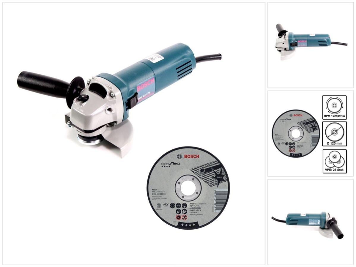 Bosch GWS 850 CE 850 Watt 125 mm Meuleuse d'angle (0601378790) + 25x ...