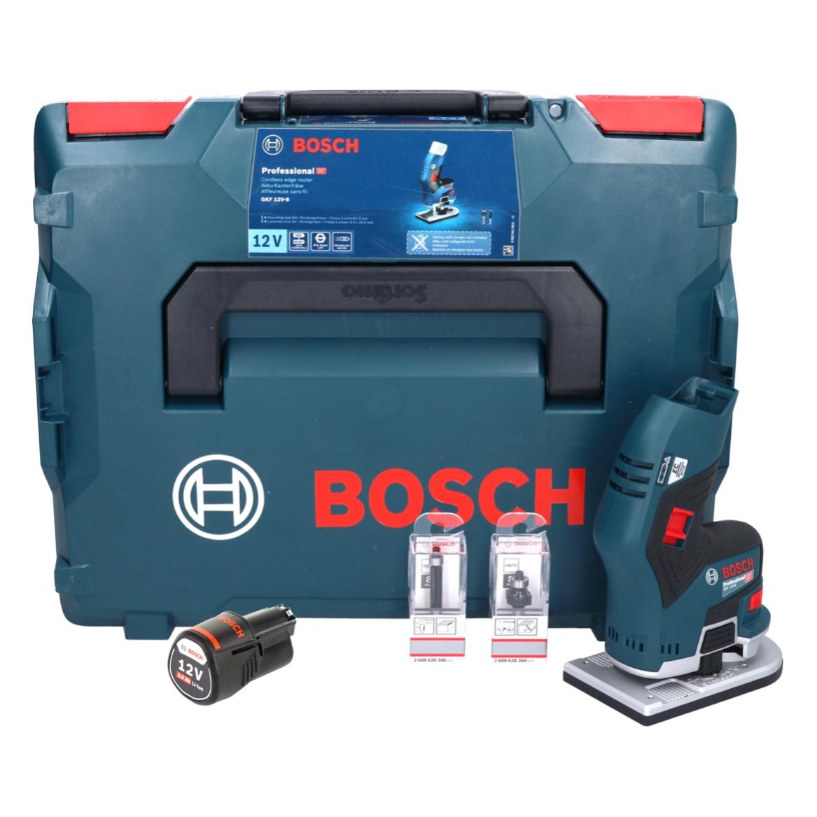 Bosch GKF 12V-8 Affleureuse sans-fil Professional en Coffret L-Boxx ...