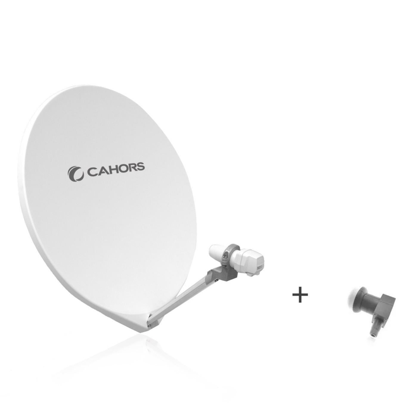 Antenne Fibre Cahors SMC 65 UNI + LNB Single - 65 CM, Gain 36,2 dB ...