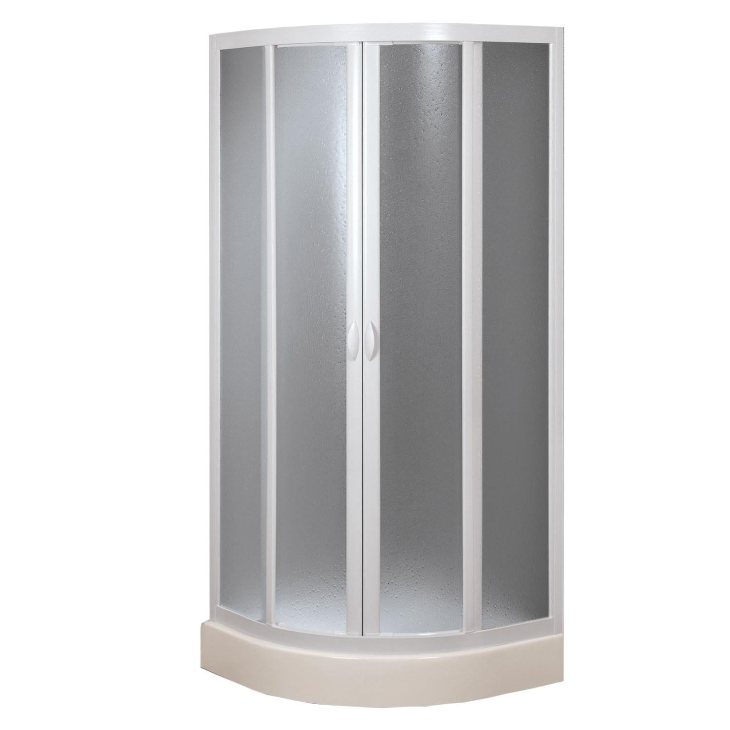 Forte - Box Doccia Ponte 75-70 / 75-70 - Raggio 38 Cm - Scorrevole ...