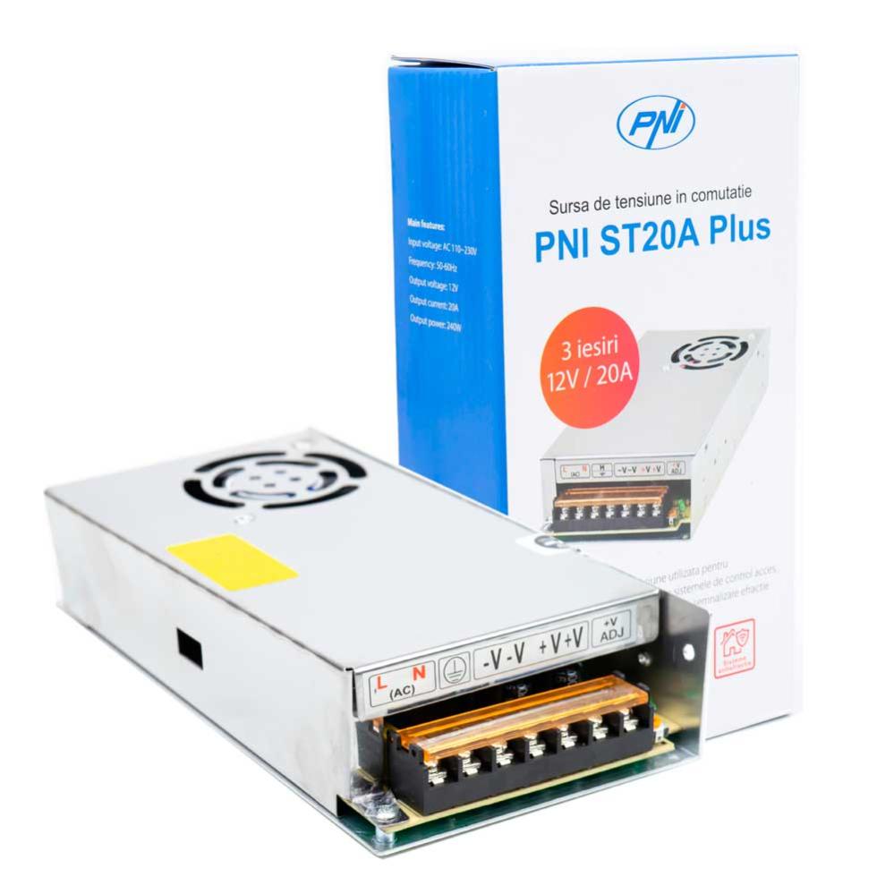 Fuente de tensión conmutable PNI ST20A Plus 12V 20A estabilizada para ...