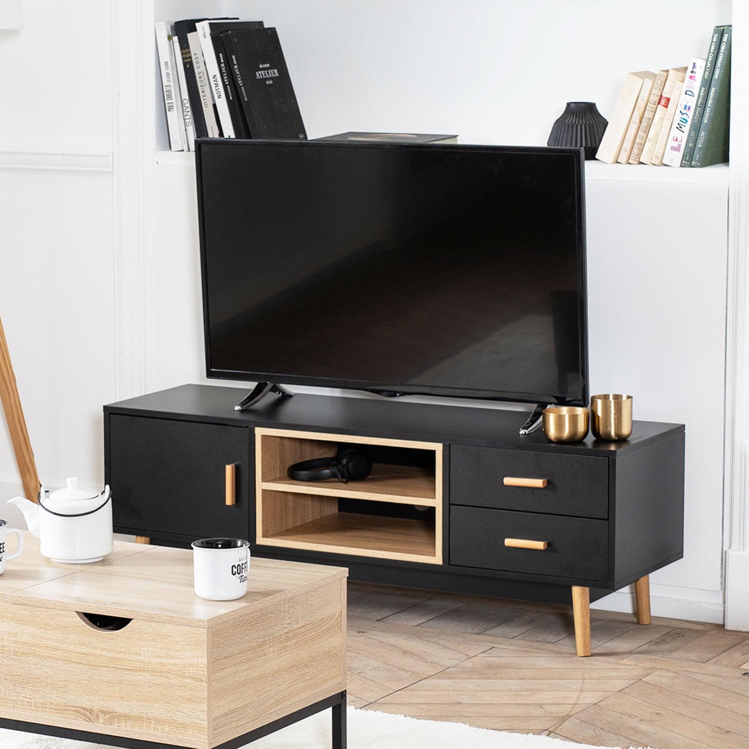 Porta TV ROSS nero | Leroy Merlin