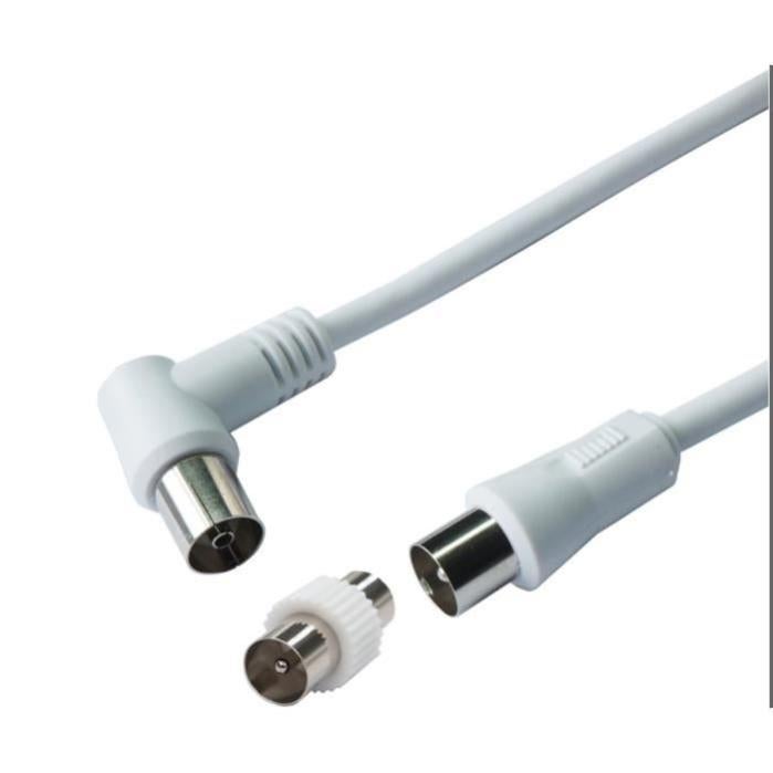 CONTINENTAL EDISON Cable coaxial antenne - 5m | Leroy Merlin