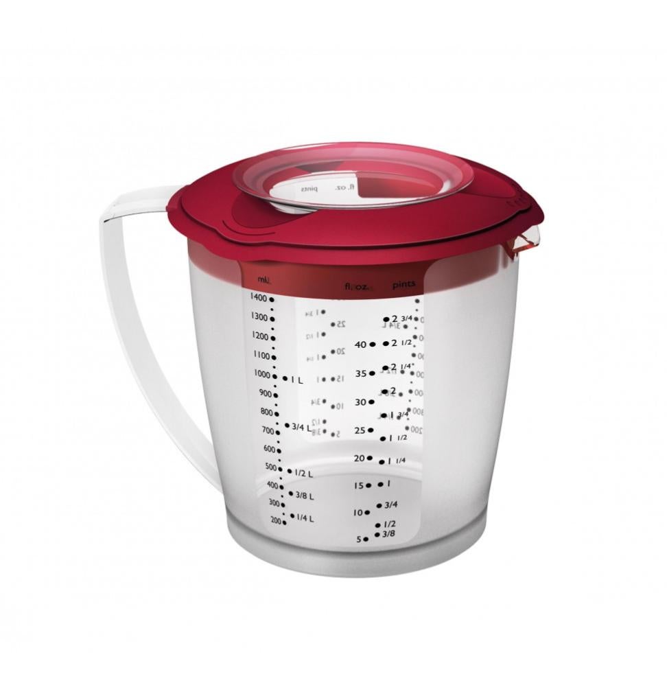 Verre Doseur Avec Couvercle Et Bec Verseur - Westmark - 1,4l | Leroy Merlin