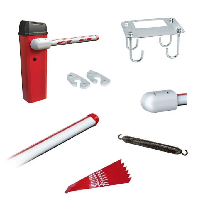 BOX B614 BARRIERE ROUGE 24V FAAC - FAAC | Leroy Merlin