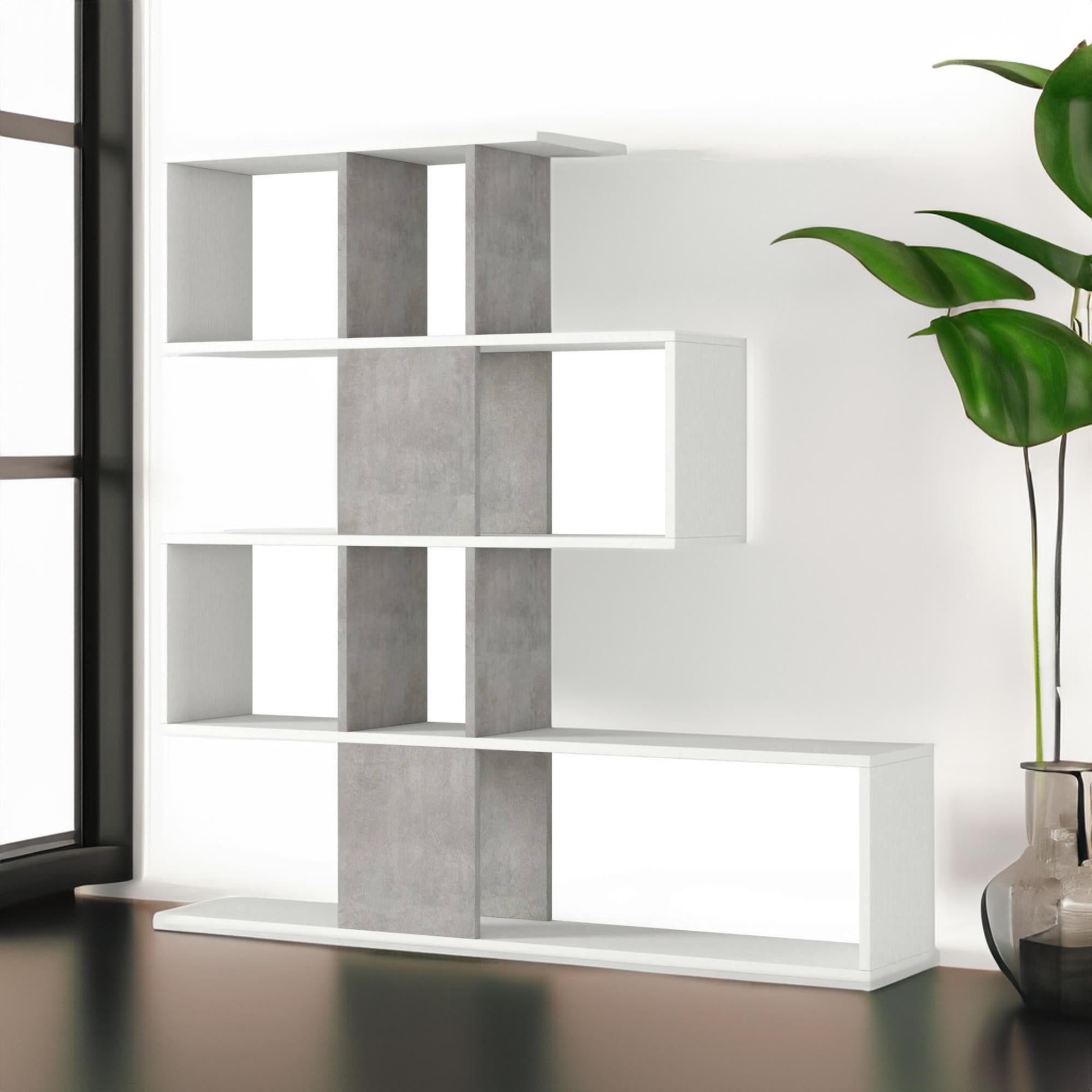 Libreria decorativa e funzionale con cinque scomparti, 100% Made in ...