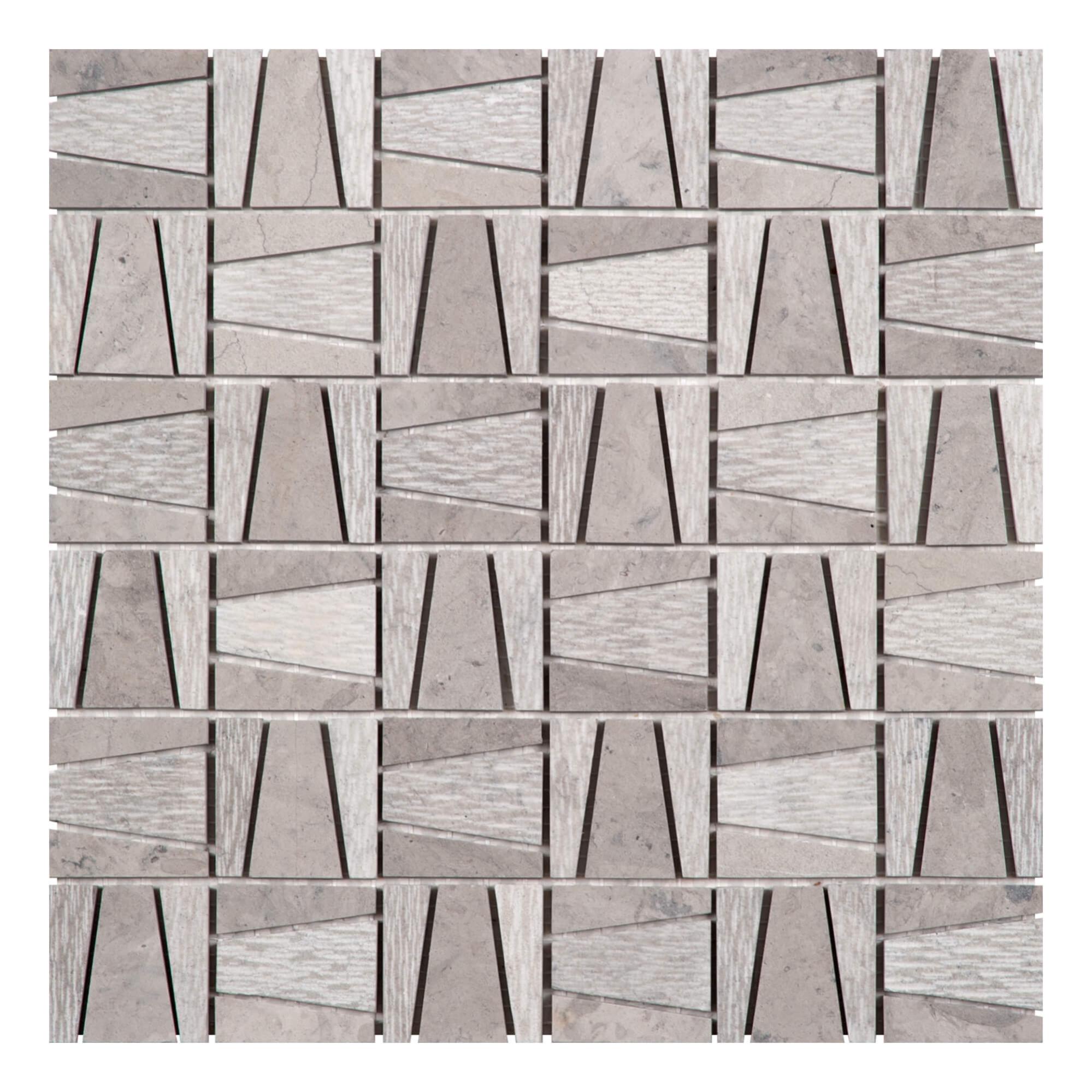 Mosaïque Mur Marbre Gris Clair 30x30cm (vendu à l'unité) - RO'MA Nature ...