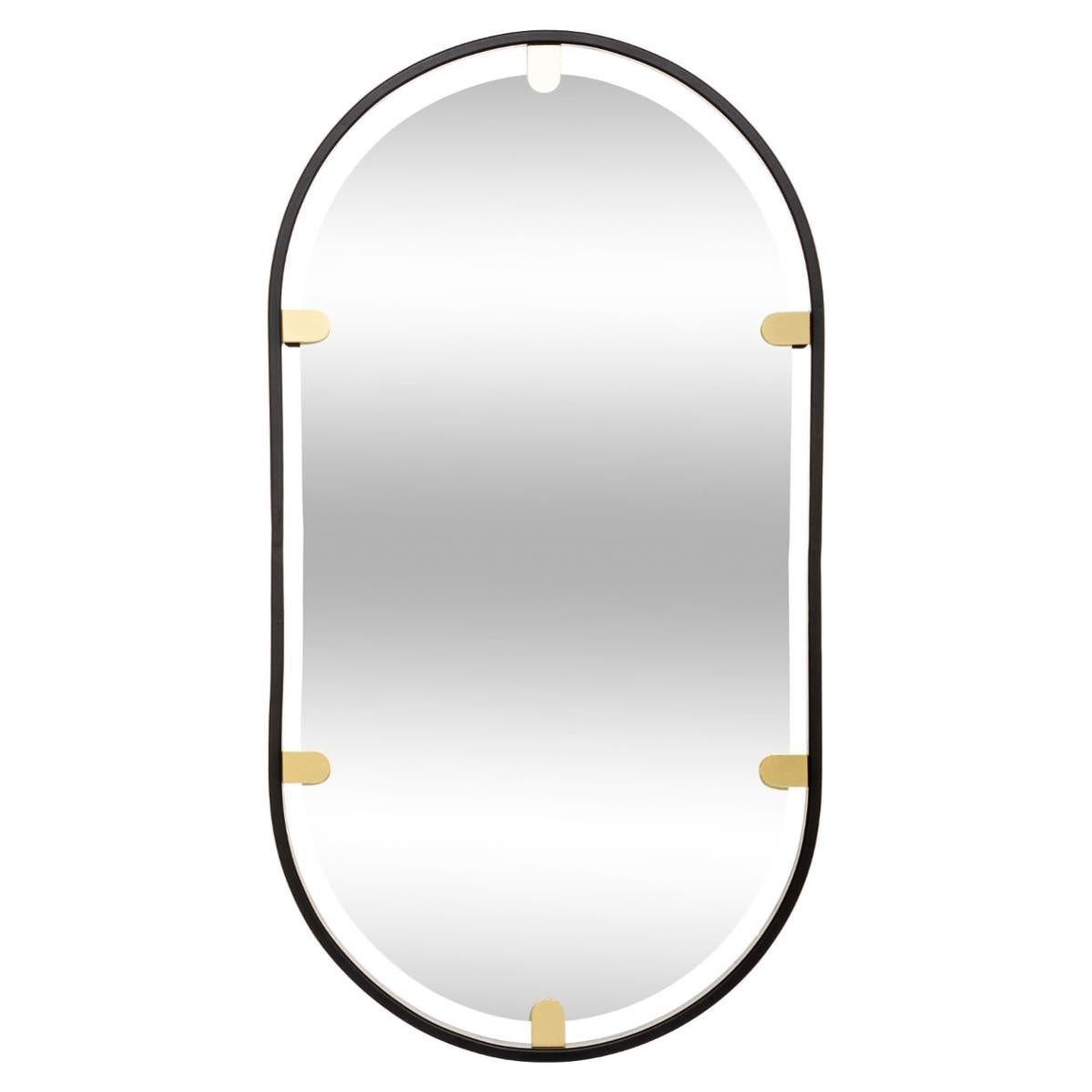 Miroir Oval en Métal 75 x 40 | Leroy Merlin