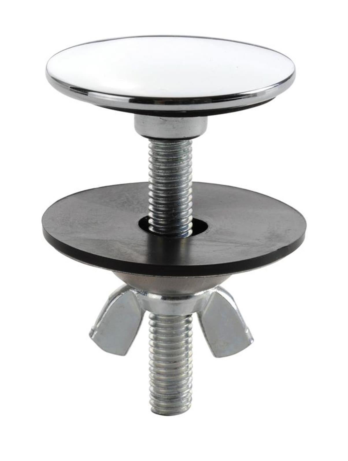 Cache trou chromé pour évier et lavabo - Chromé - Ø 42mm | Leroy Merlin