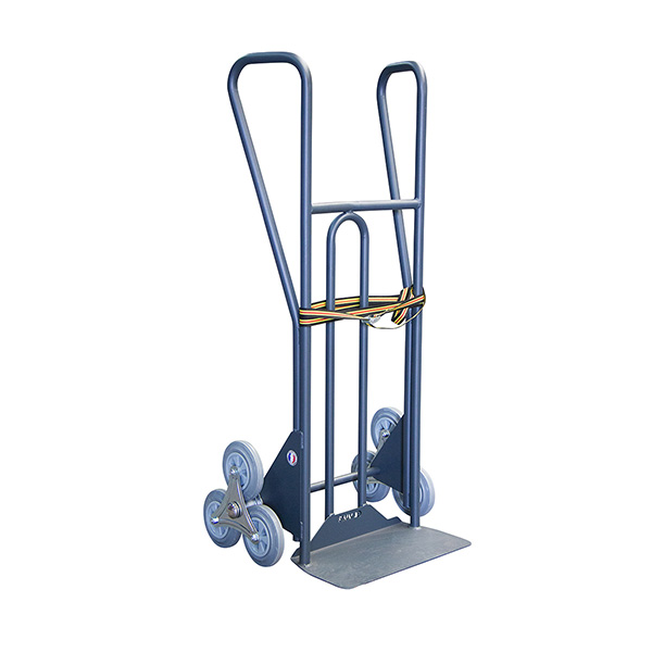 Diable 3 roues charge 350kg - Roues caoutchouc gris non tachant ...