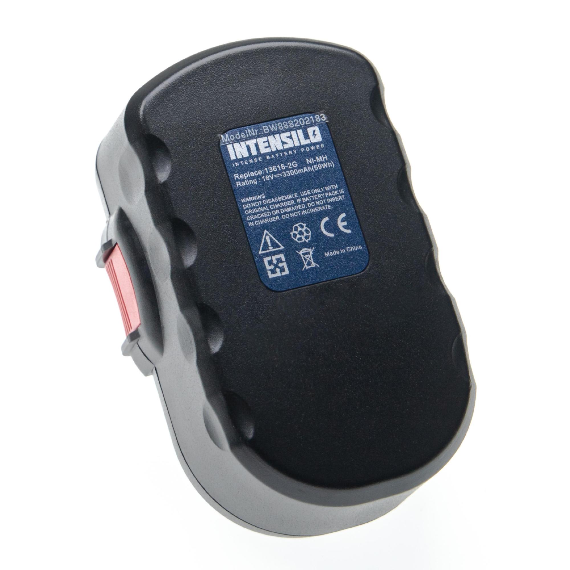 INTENSILO Batterie compatible avec Bosch GHO 18 V, GKS 18 V, GLI 18 V ...