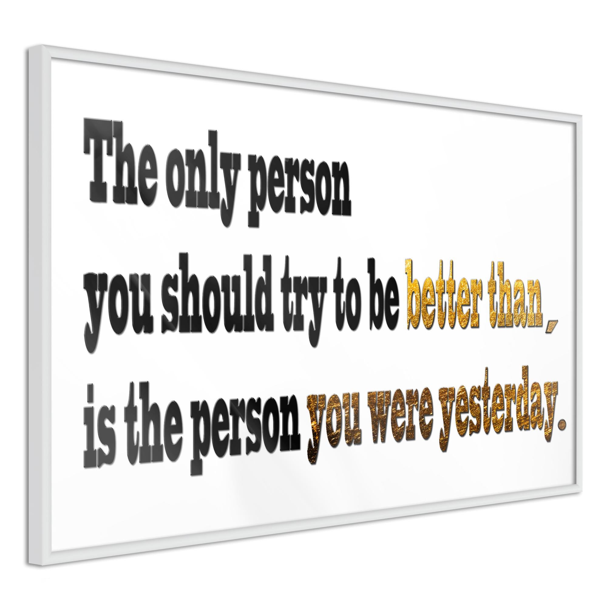 Poster - Outdo Yourself 90x60 cm | Leroy Merlin