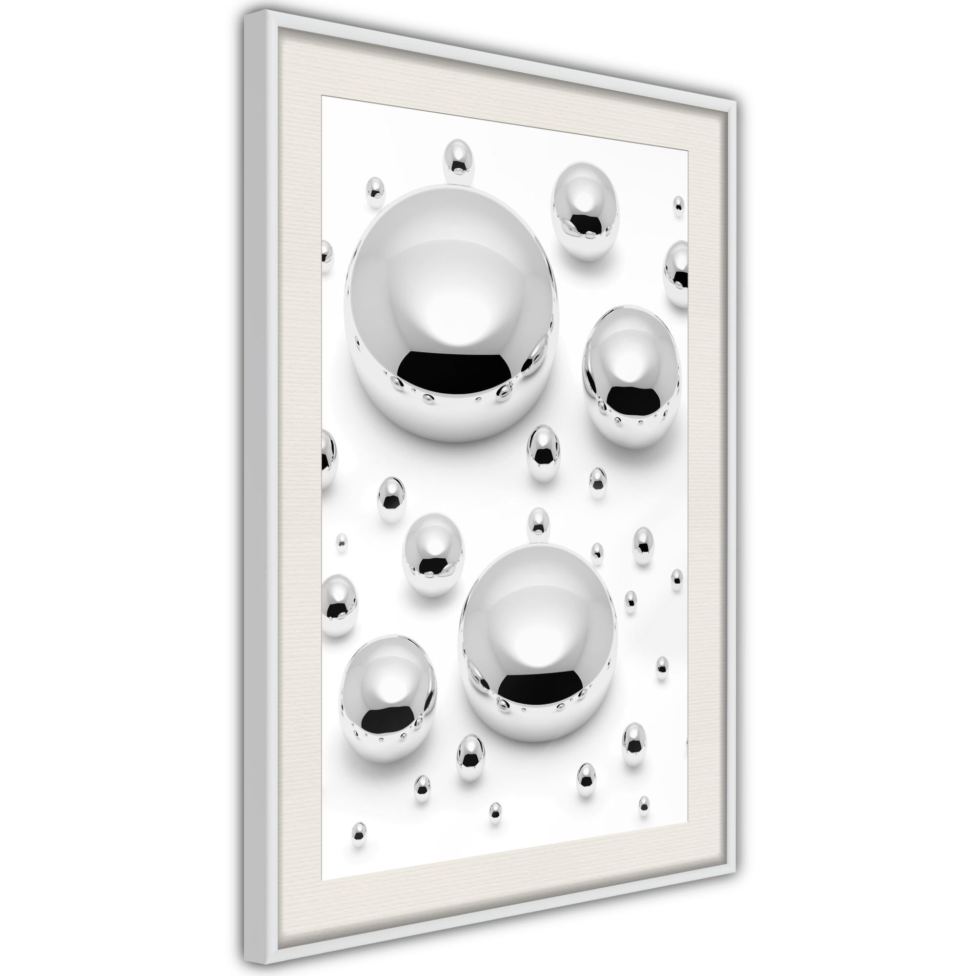 Poster - Silver Drops 30x45 cm | Leroy Merlin