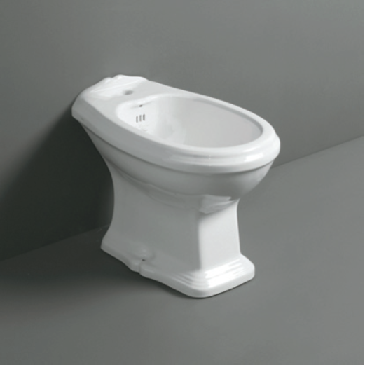 Bidet monoforo tradizionale senza brida Arcade bianco AR833 Simas ...