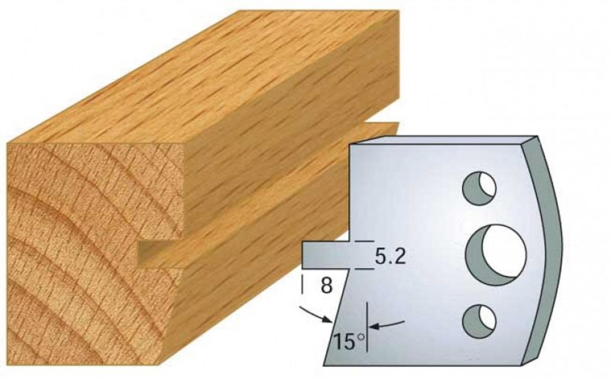 Fers 40mm 086 Rainure Chanfrein 15° | Leroy Merlin