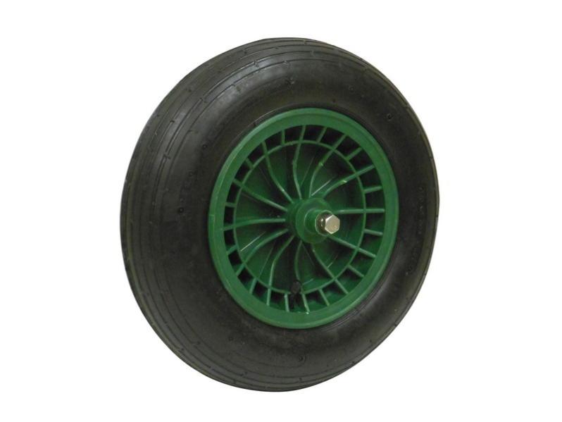 Ruota pneumatica per carriola gardenia utilia 4.00-8 asse 12,5 cm ...
