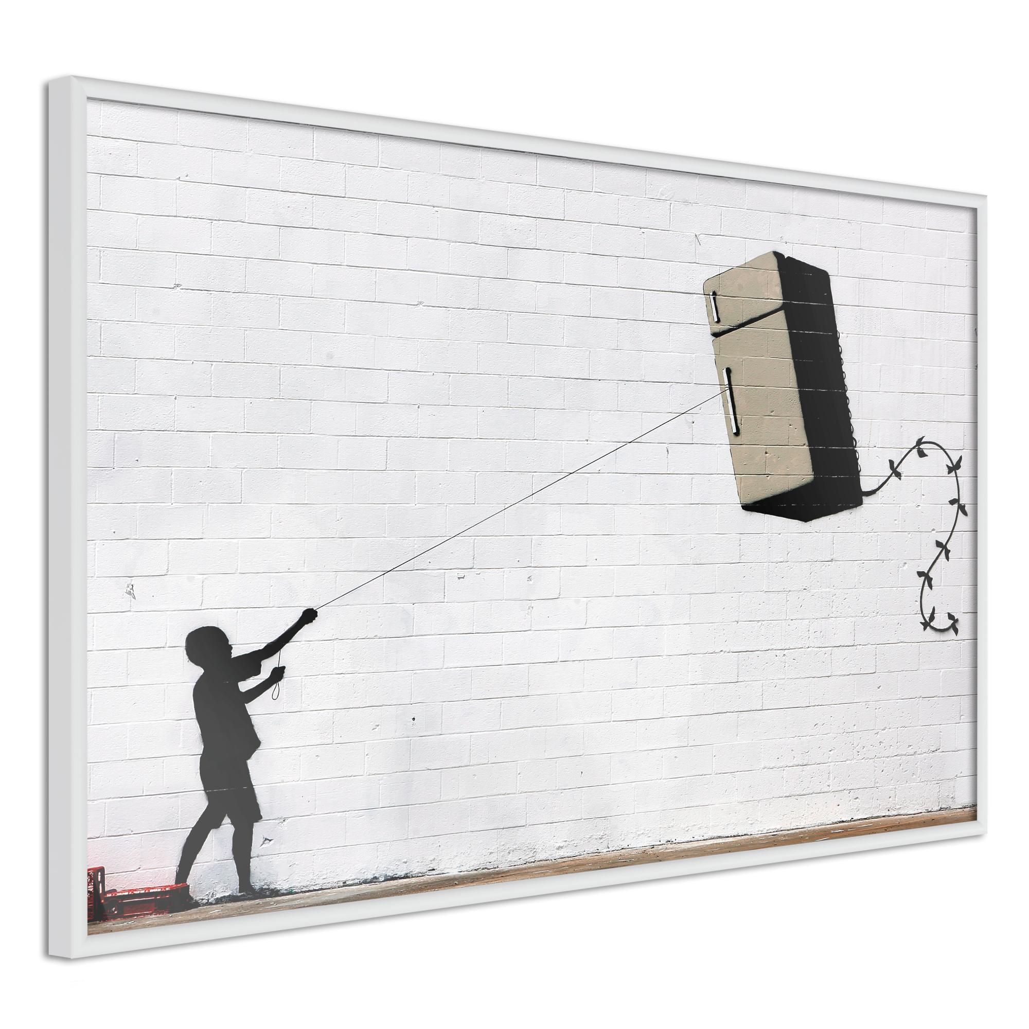 Poster - Banksy: Fridge Kite 90x60 cm | Leroy Merlin