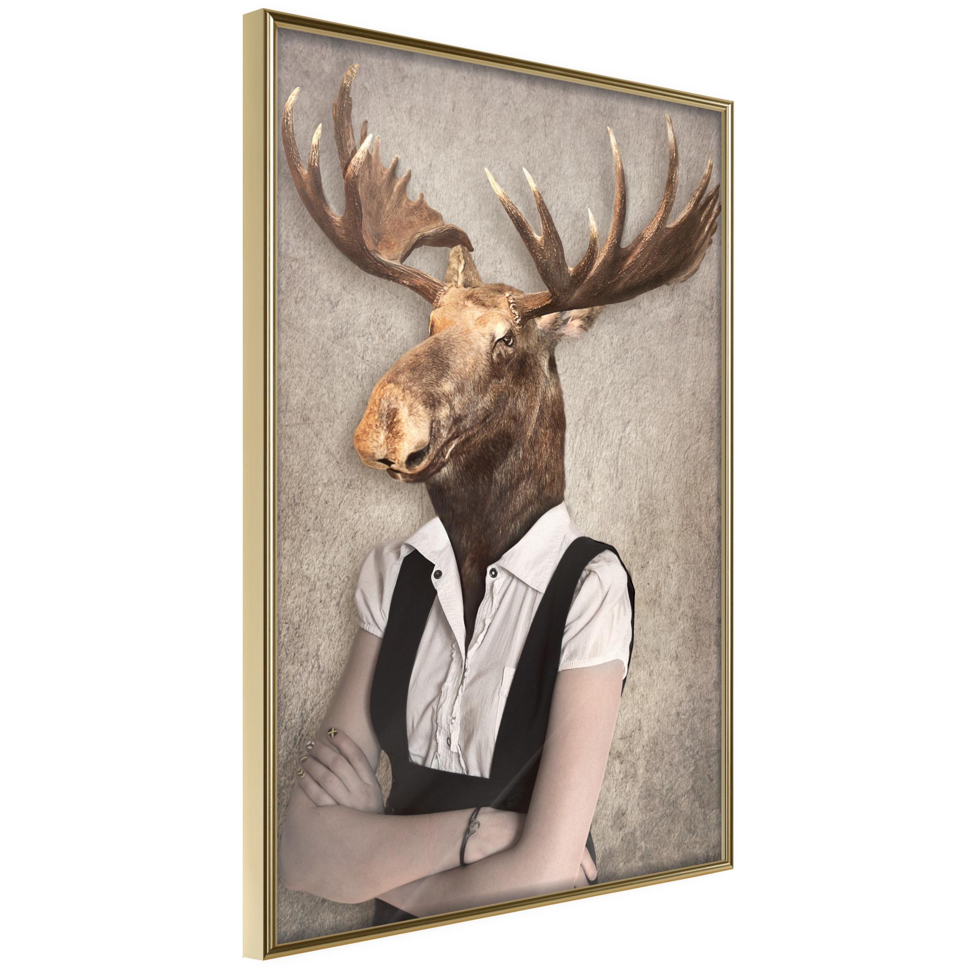 Poster et affiche - Animal Alter Ego: Moose 30x45 cm | Leroy Merlin